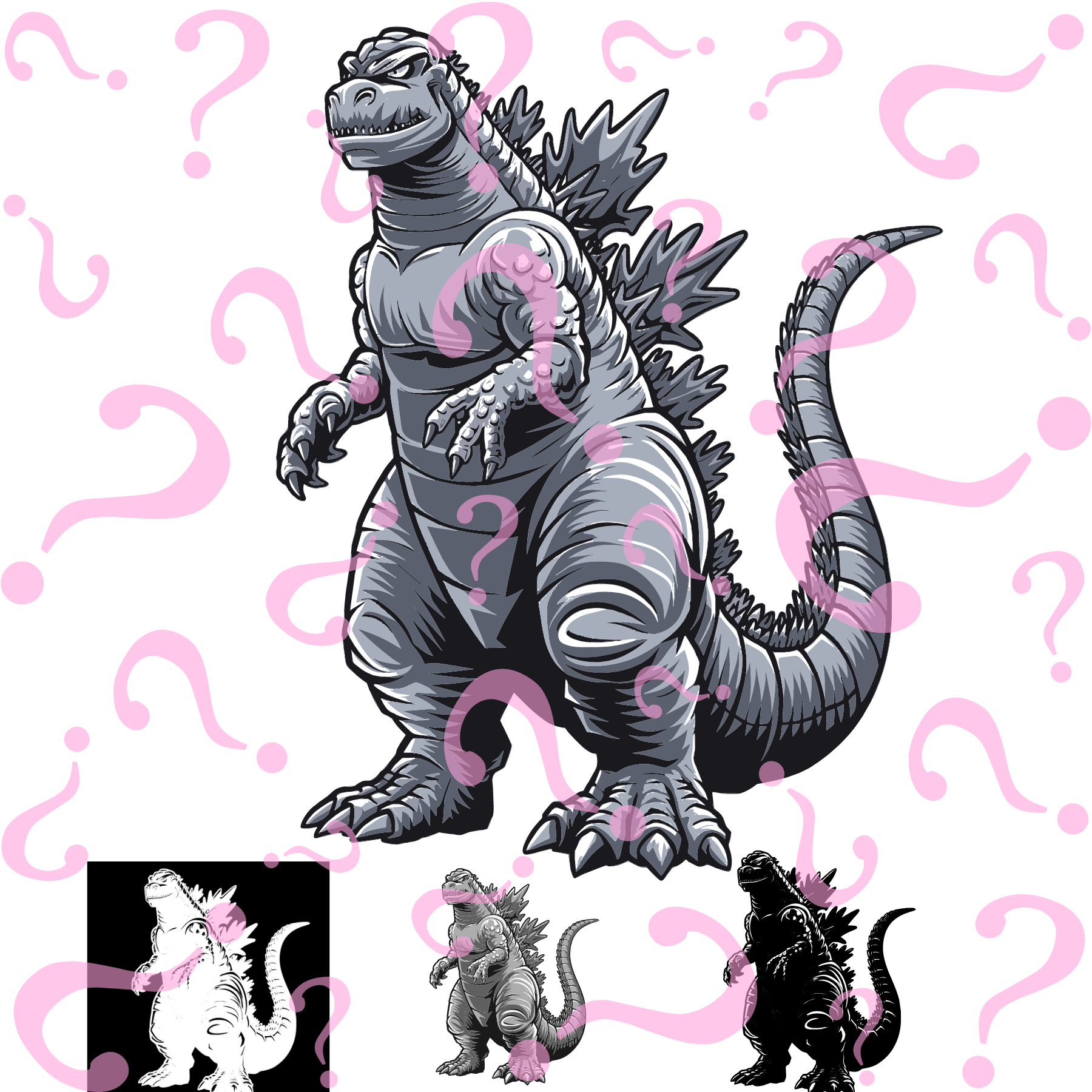 Godzilla svg Bundle, Godzilla svg, Godzilla Silhouette, Godz | Inspire ...