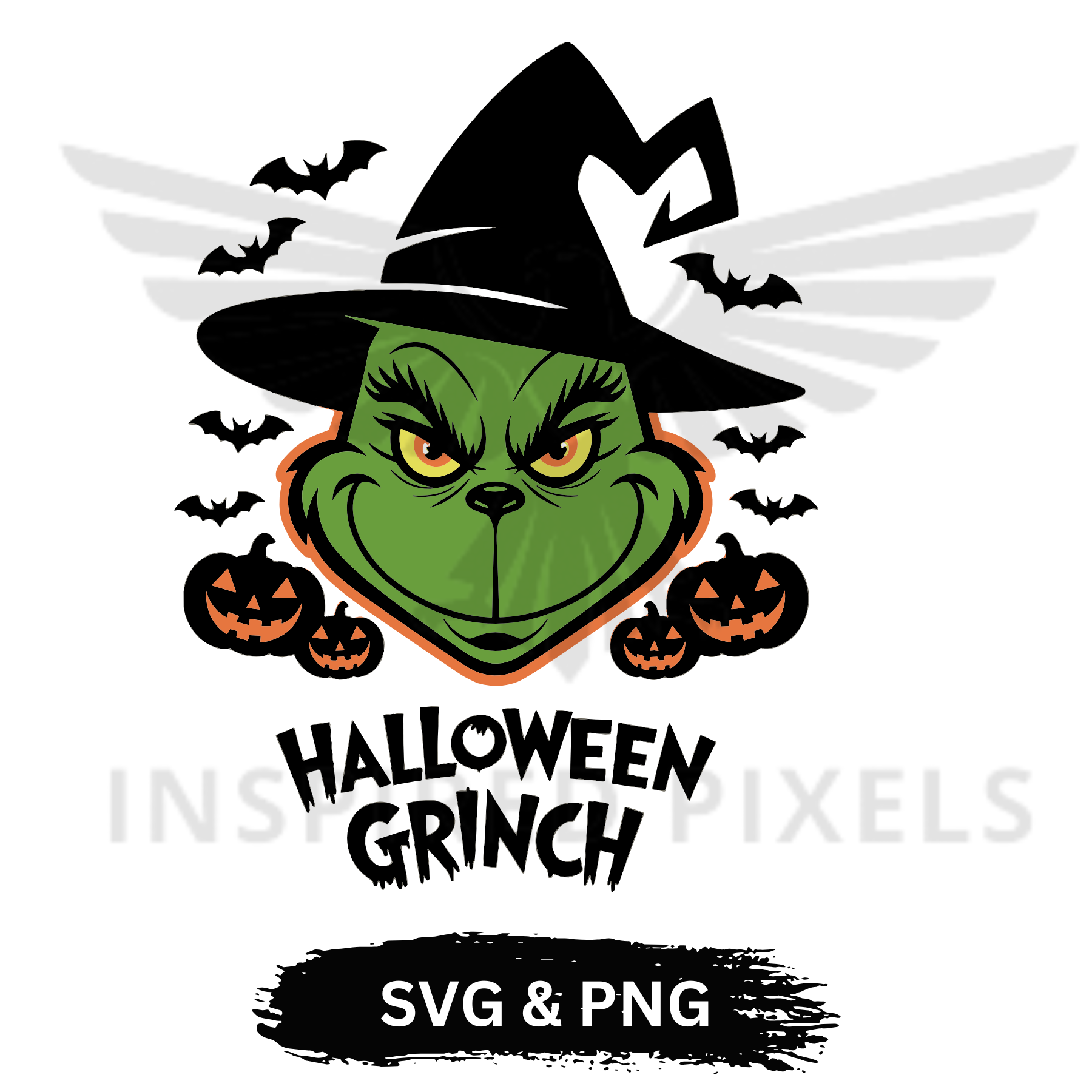 Grinch Halloween SVG, Halloween Grinch Face SVG, Halloween G | Inspire ...