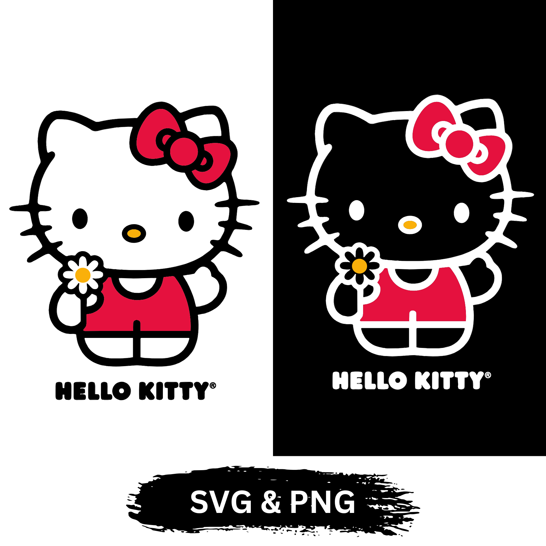 Hello Kitty SVG, Hello Kitty PNG,Hello Kitty Mix,Hello Kitty | Inspire Uplift