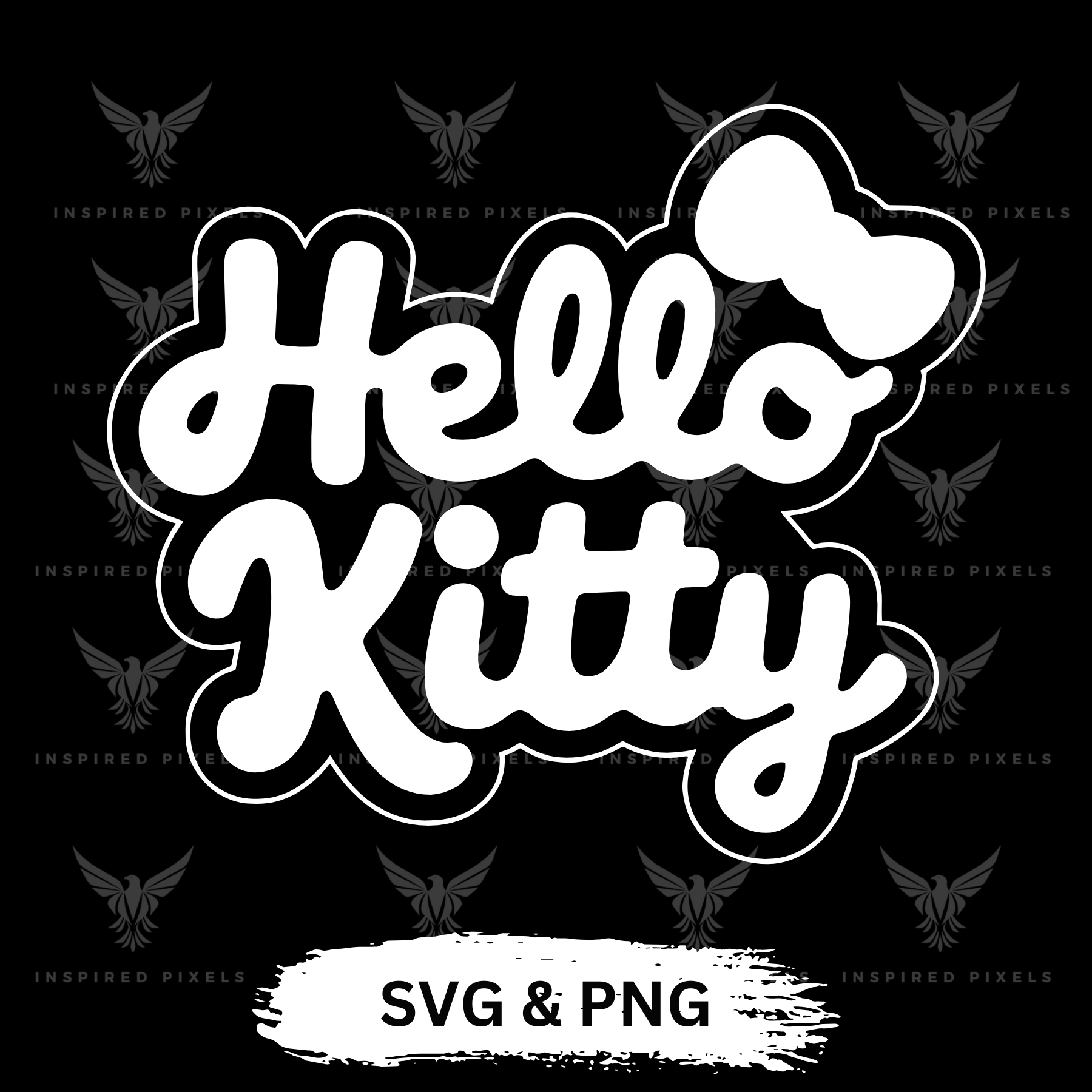 Hello Kitty Text SVG, Hello Kitty Text PNG,9.2,Hello Kitty P | Inspire ...