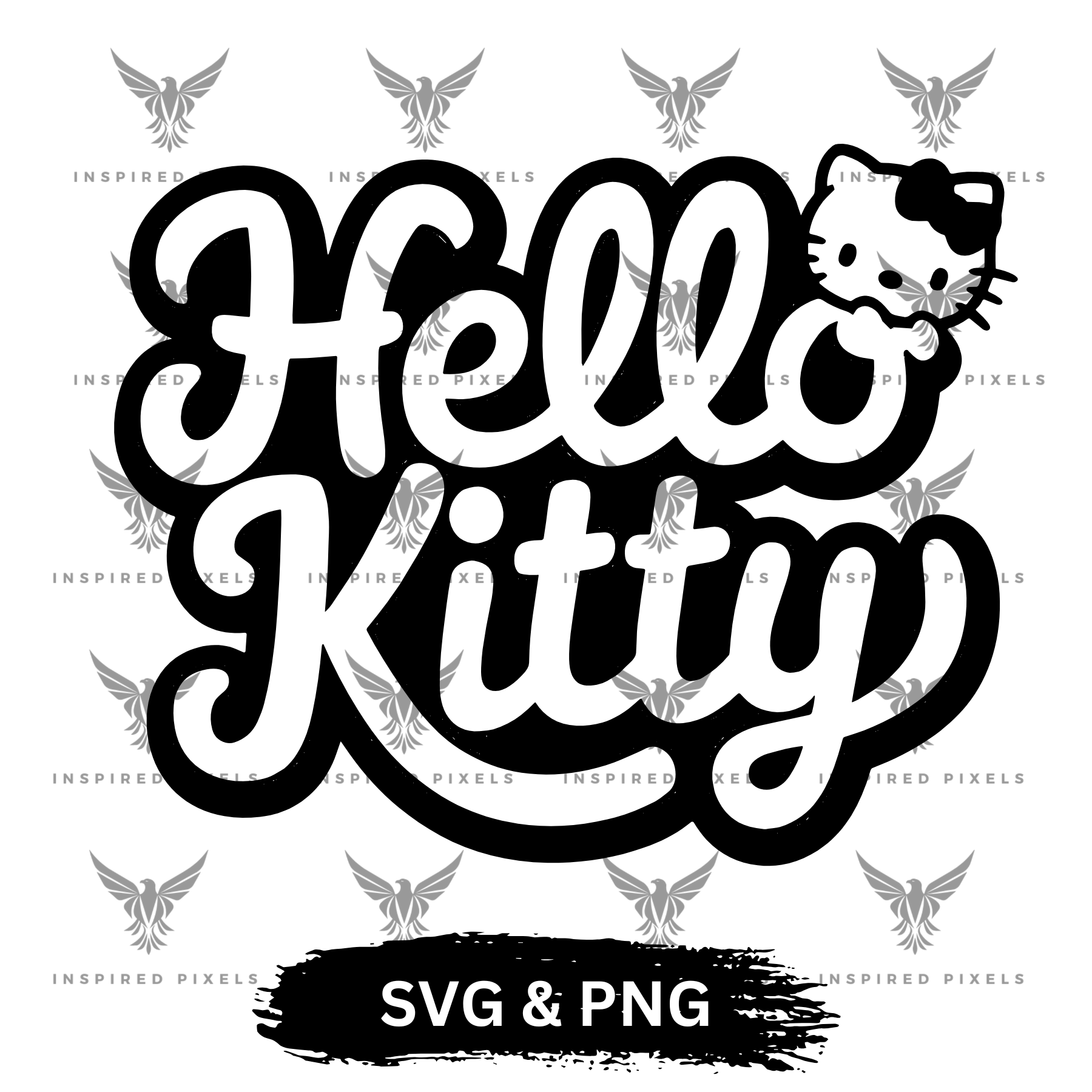 Hello Kitty Text SVG,Hello Kitty Text PNG,11.5,Hello Kitty P | Inspire ...
