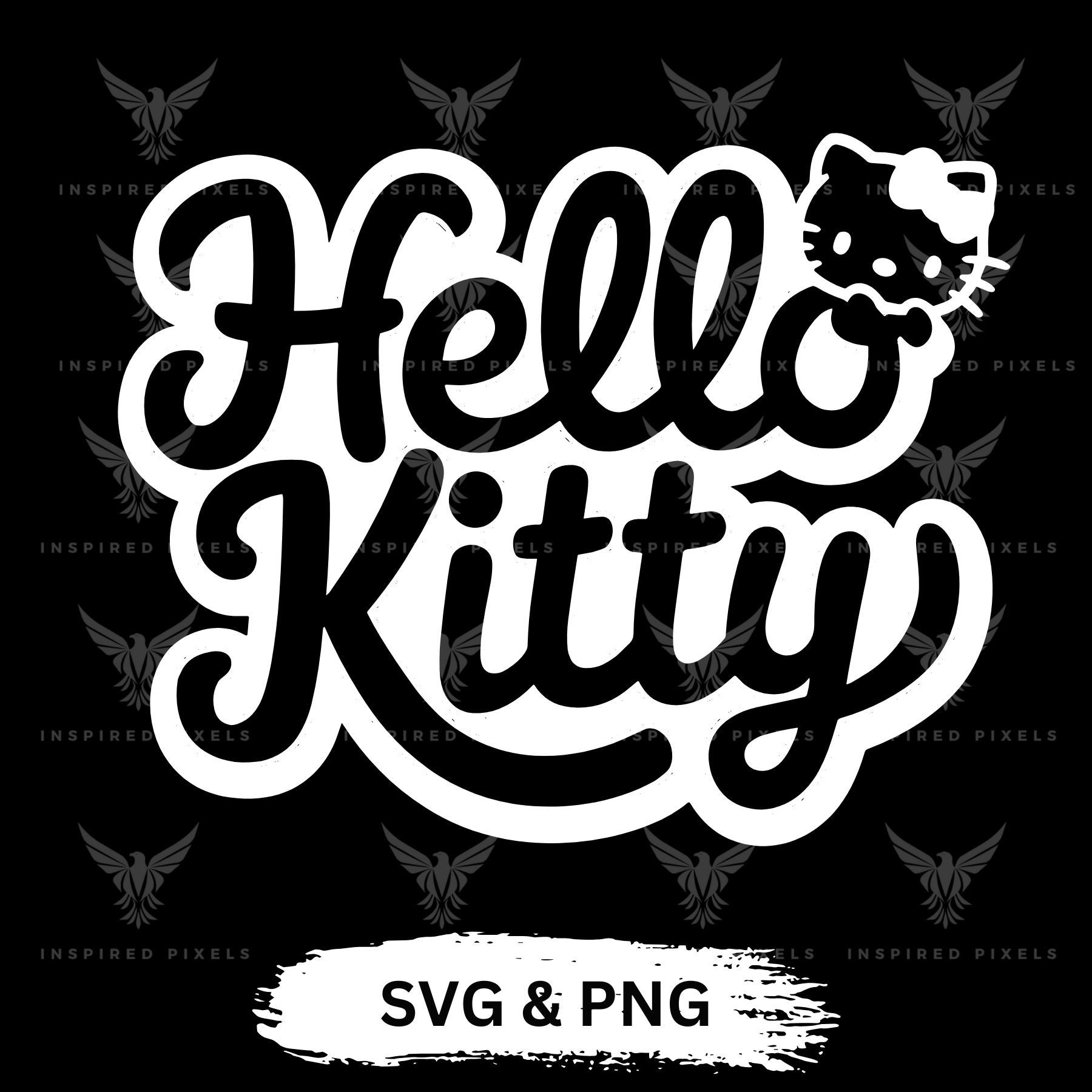 Hello Kitty Text SVG,Hello Kitty Text PNG,11.7,Hello Kitty P | Inspire ...