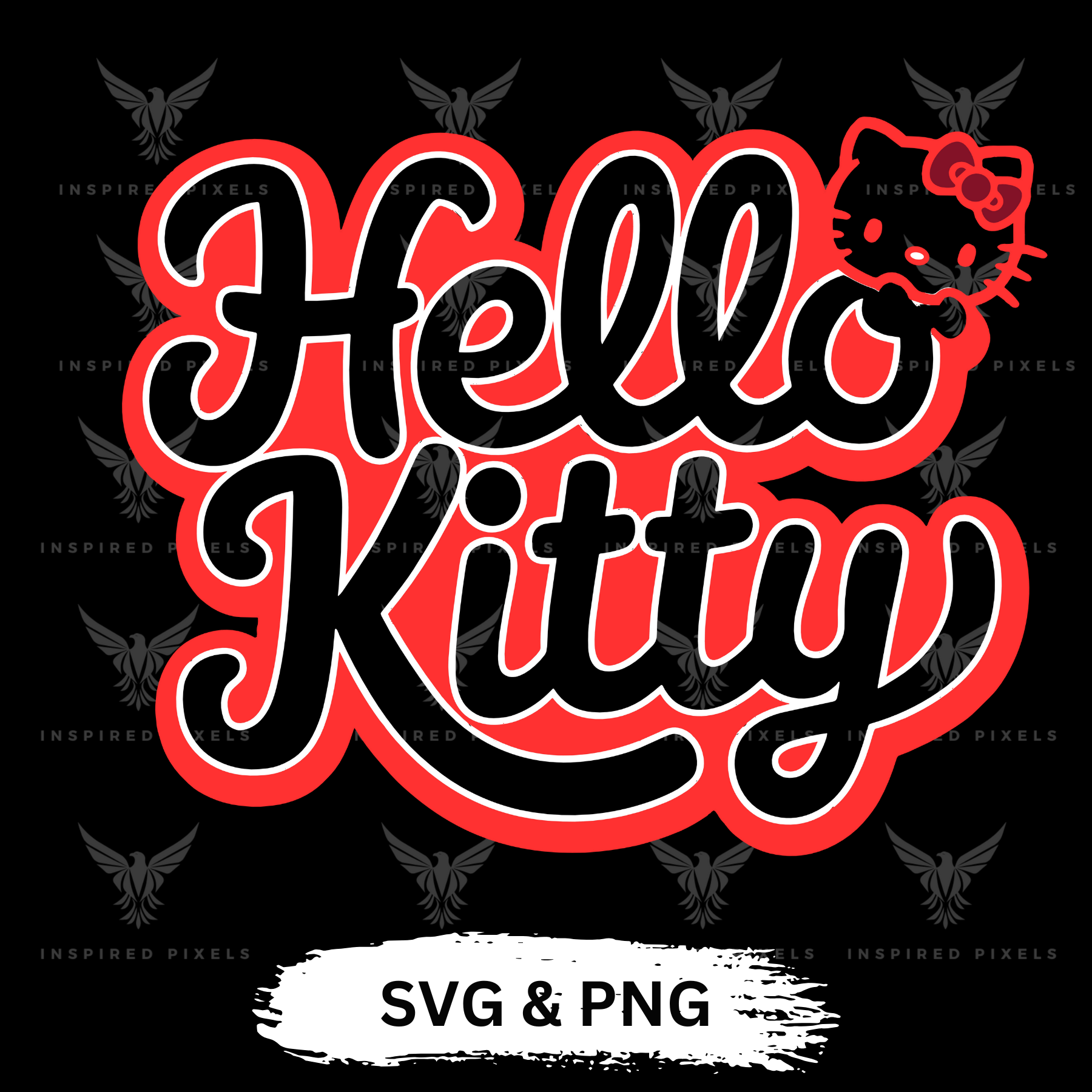 Hello Kitty Text SVG,Hello Kitty Text PNG,11.9,Hello Kitty P | Inspire ...