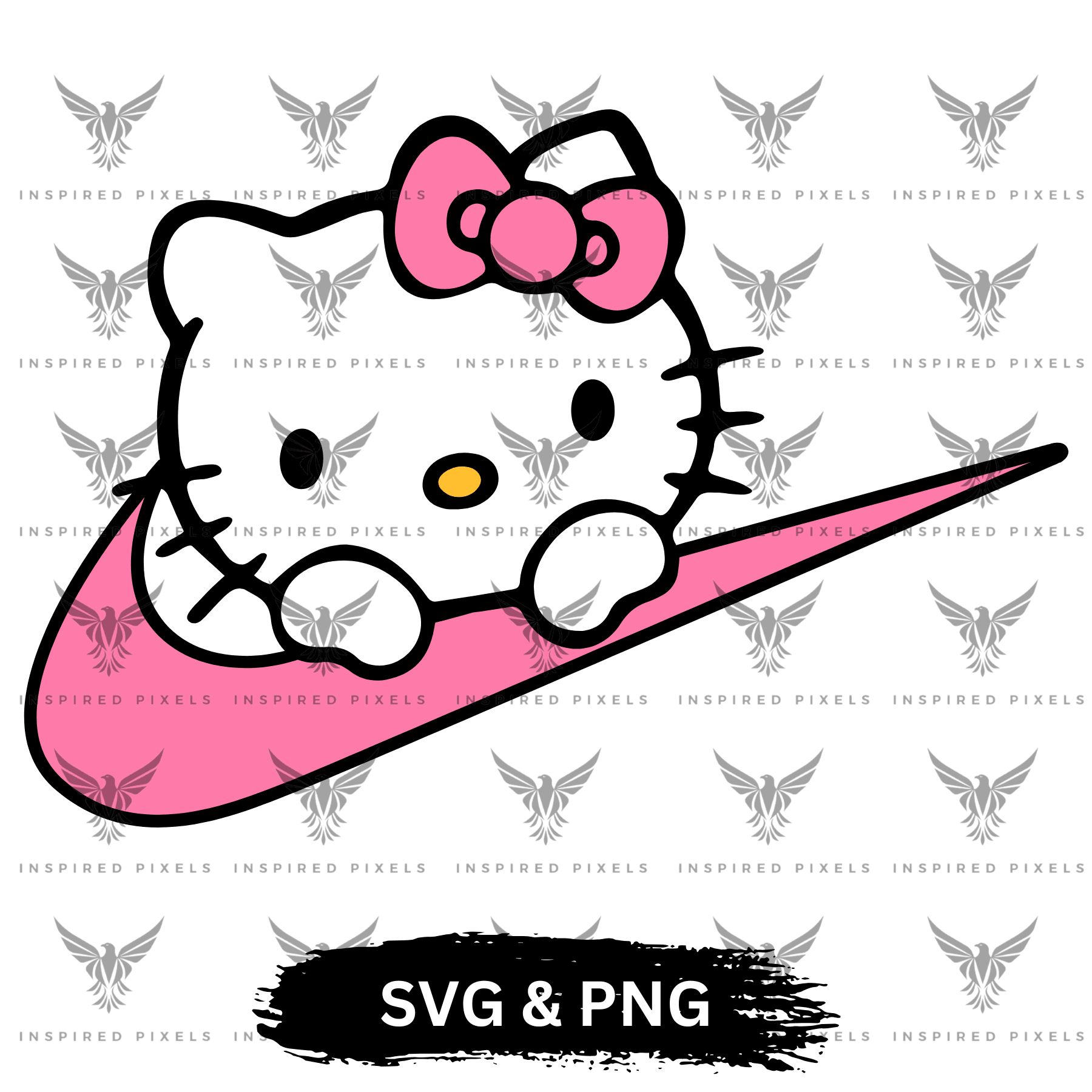 hello kitty nike SVG, hello kitty nike PNG, Nike kitty, Nike | Inspire ...
