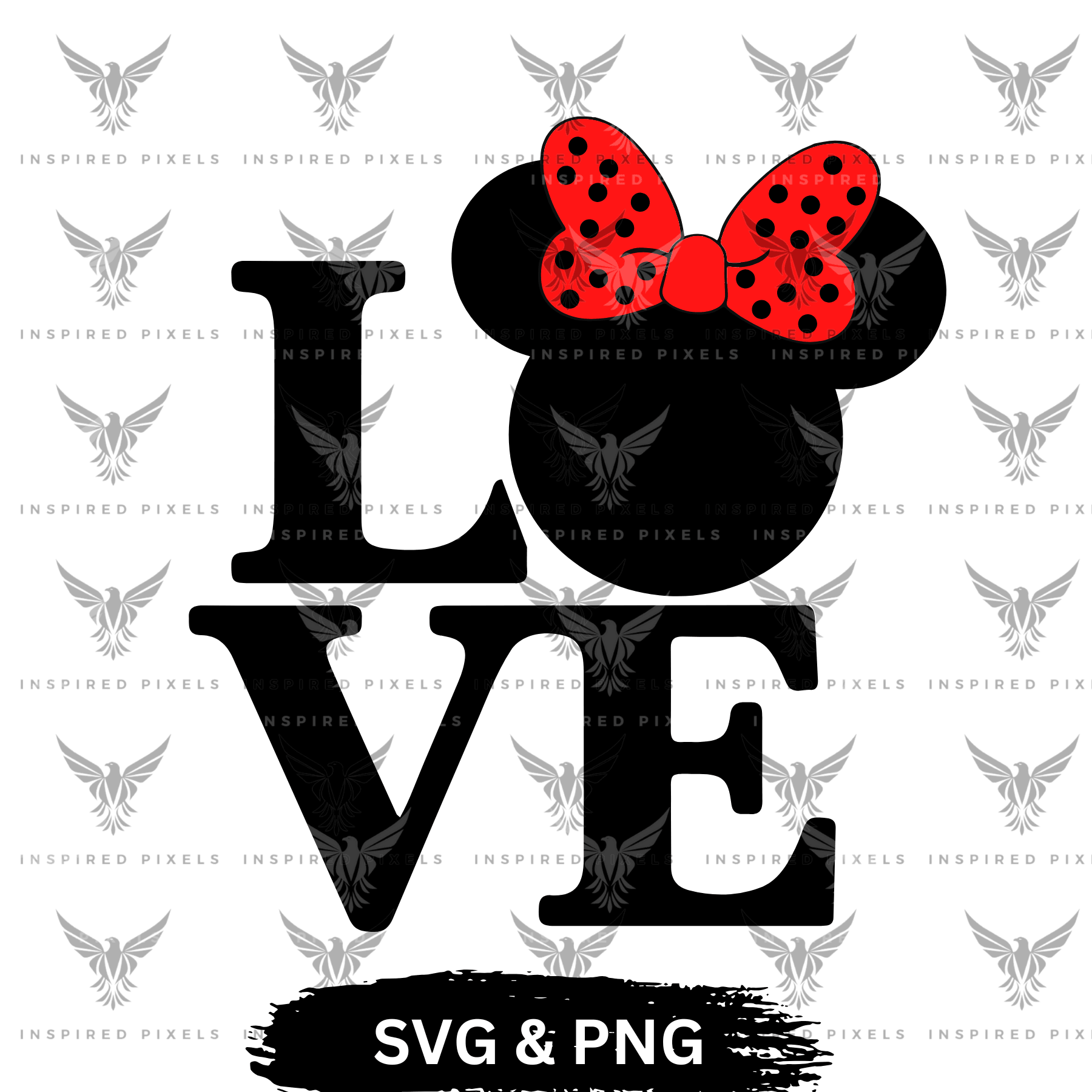 Minnie Head SVG, Minnie Love Cricut SVG, Minnie Mouse SVG, M | Inspire ...
