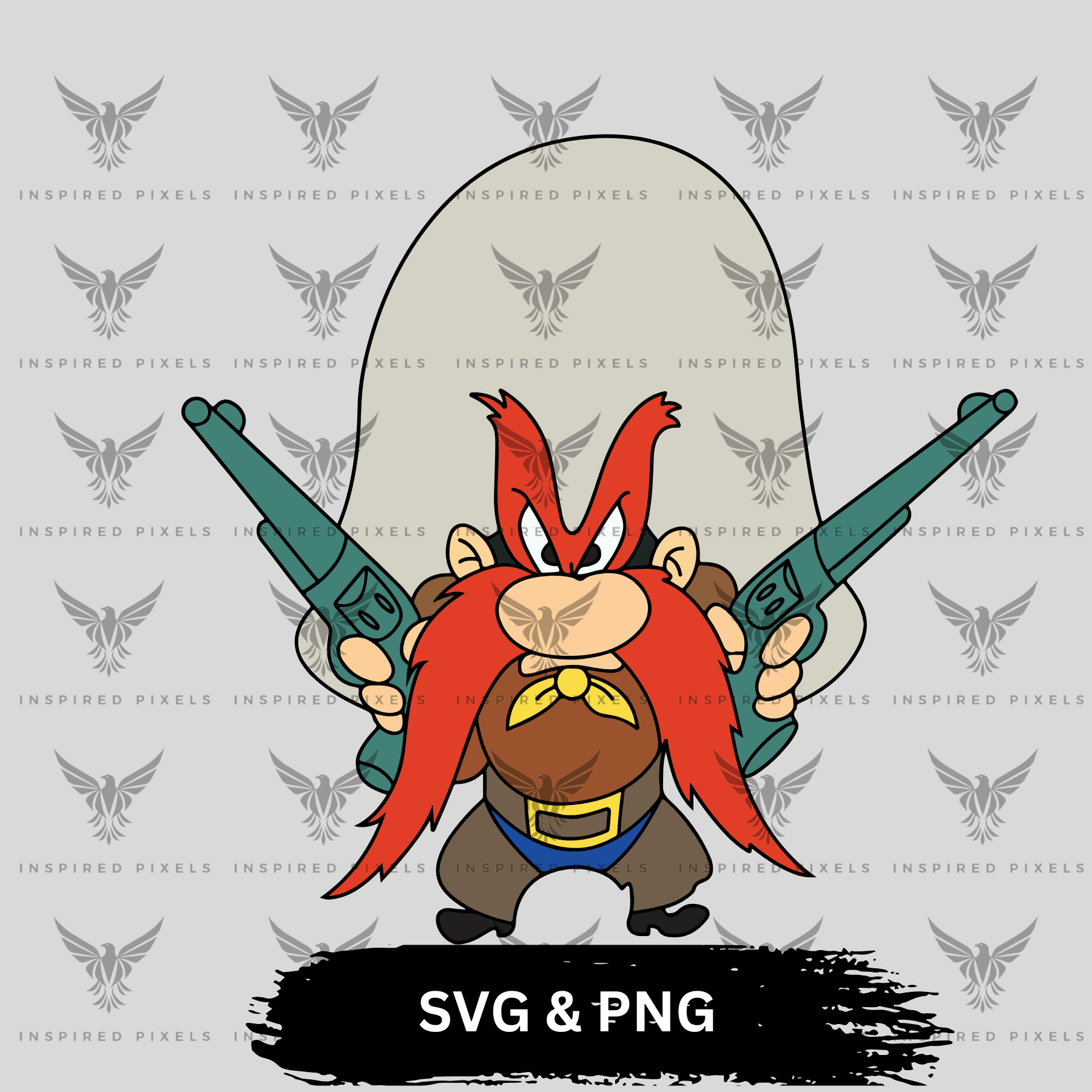 Yosemite Sam SVG PNG,Yosemite Sam SVG, Yosemite Sam PNG, Yos | Inspire ...