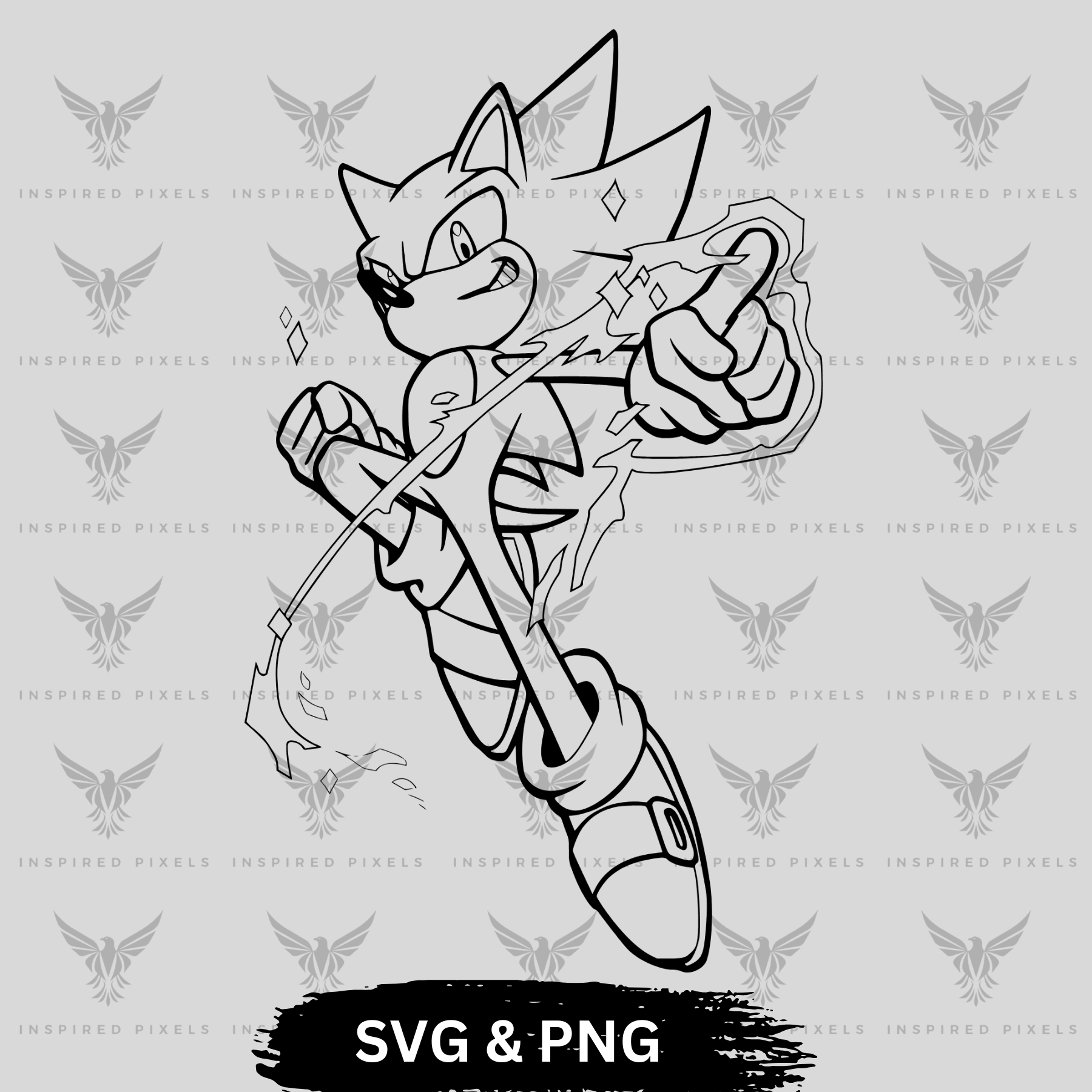 sonic outline svg,sonic outline png,super sonic svg png,soni | Inspire ...