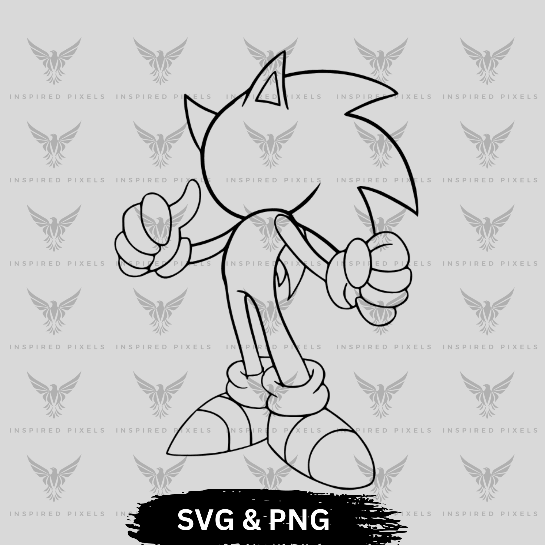 sonic outline svg,sonic outline png,super sonic svg png,soni | Inspire ...