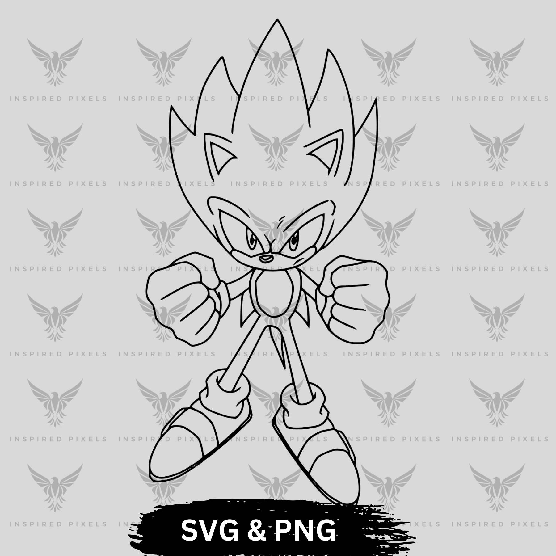 sonic outline svg,sonic outline png,super sonic svg png,soni | Inspire ...