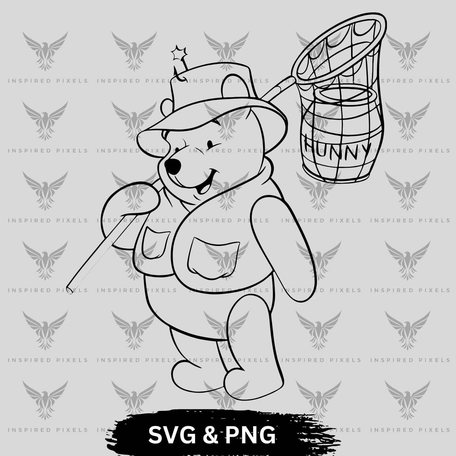 outline winnie the pooh svg,outline winnie the pooh png,winn | Inspire ...