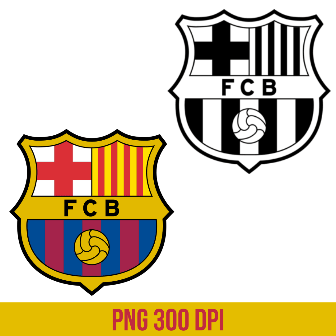 FC Barcelona logo PNG, Color and Monochrome version, vector | Inspire ...