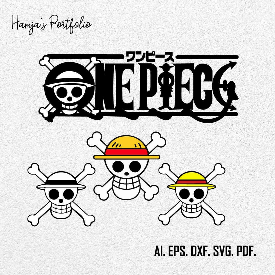 One Piece Logo Svg Vector Design | Inspire Uplift