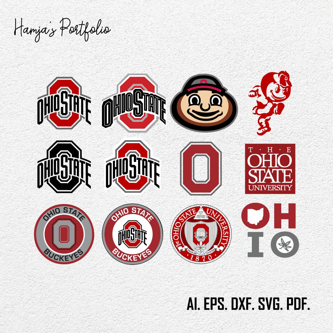 Ohio State Logo SVG Vector Design | Inspire Uplift