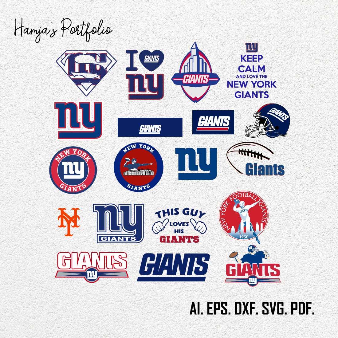 New York Giants Vector Logo Svg | Inspire Uplift