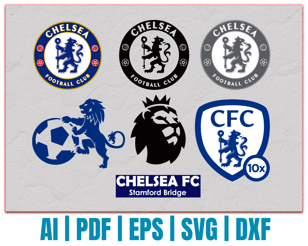 Chelsea Football Club Logo Vector Set | Inspire Uplift