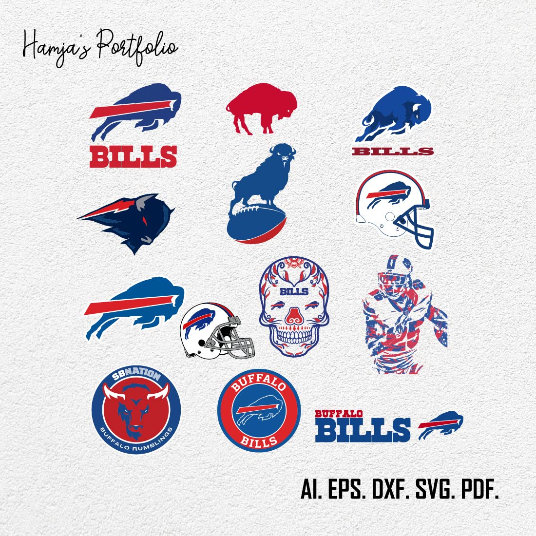 Buffalo Bills Logo SVG Vector Design | Inspire Uplift