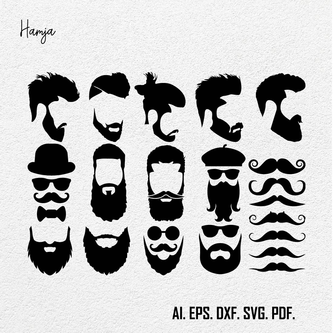 Beard Svg | Inspire Uplift