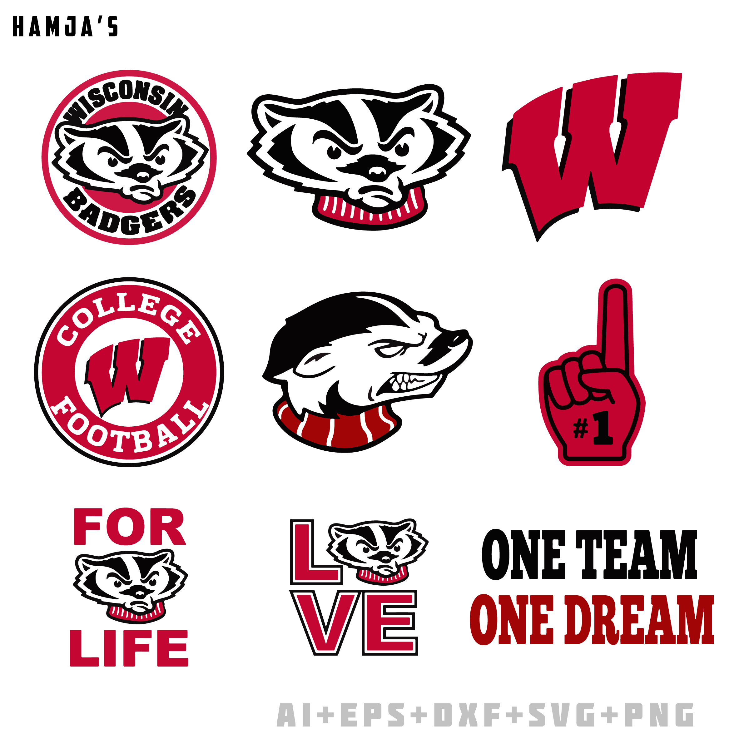 Wisconsin Badgers Football Team Logo svg, Wisconsin Badgers | Inspire ...