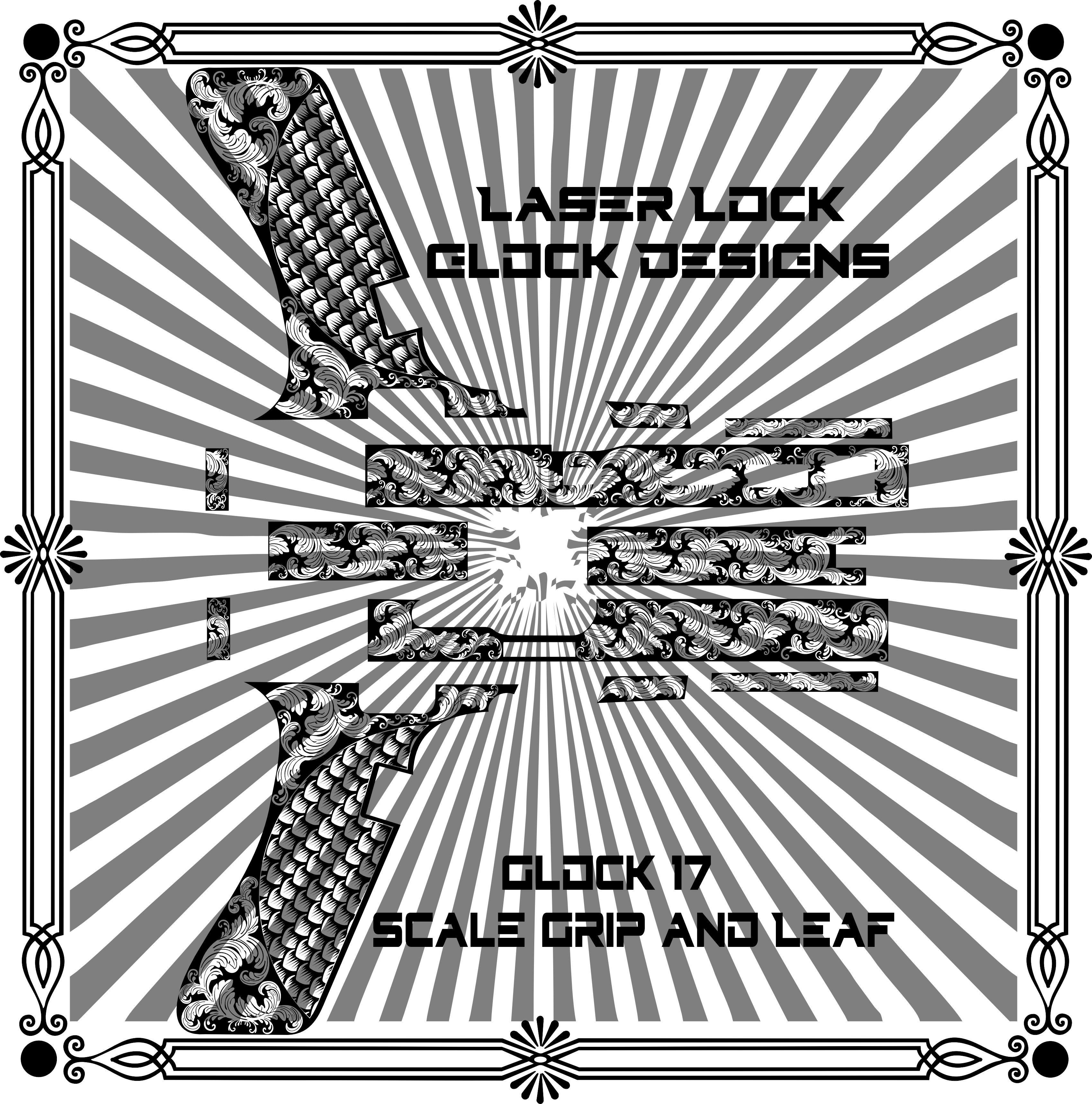 Glock 17 Scale Grip and Leaf Design | Inspire Uplift