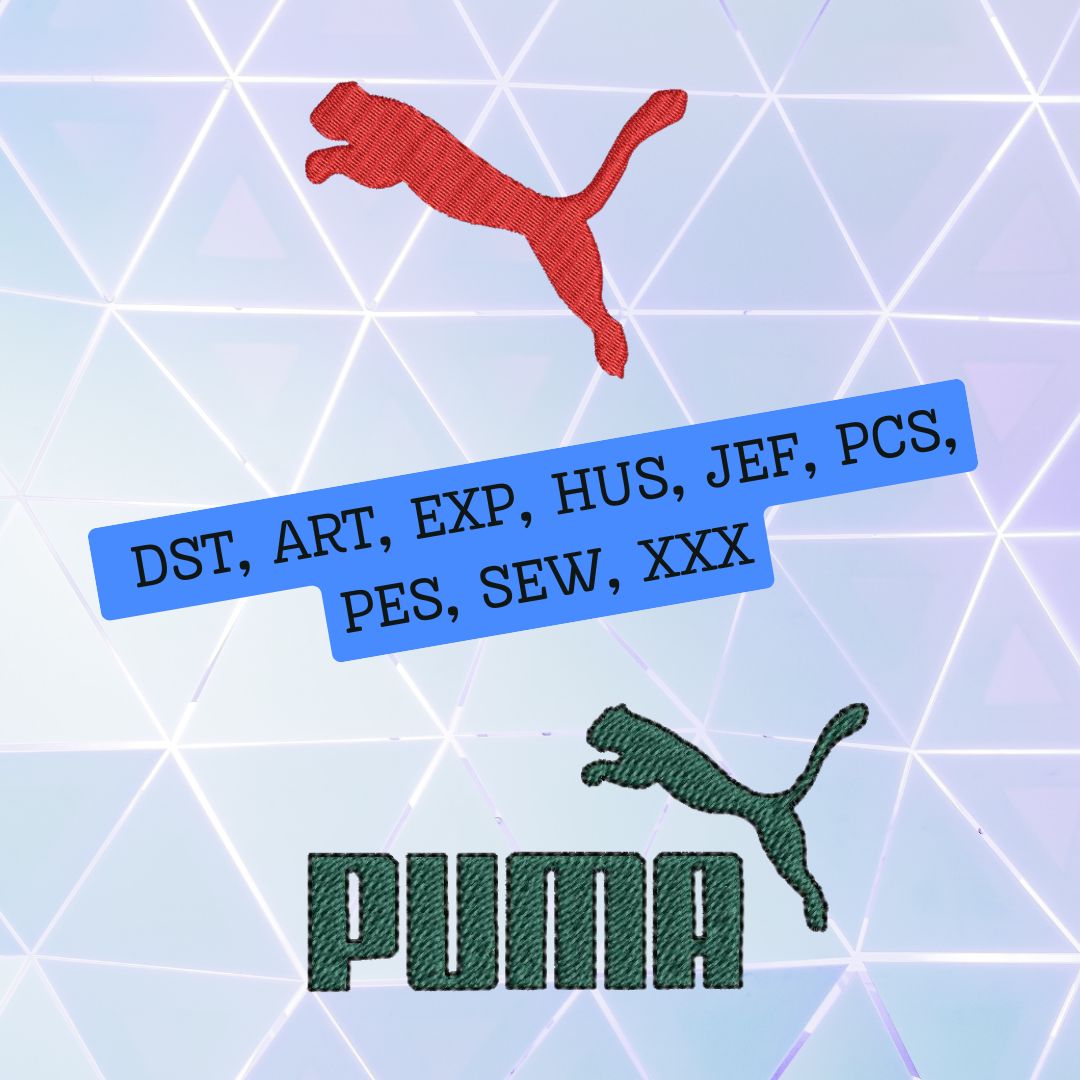 Puma Machine Embroidery Bundle High-Quality Designs for Inst | Inspire ...