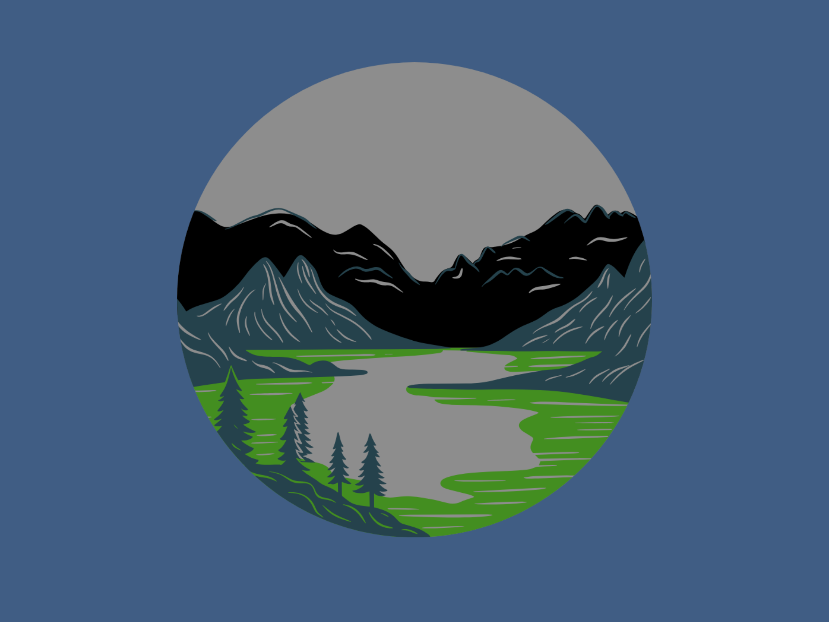 Handcrafted Mountain and Trees Wall Art show beauty of natur | Inspire ...