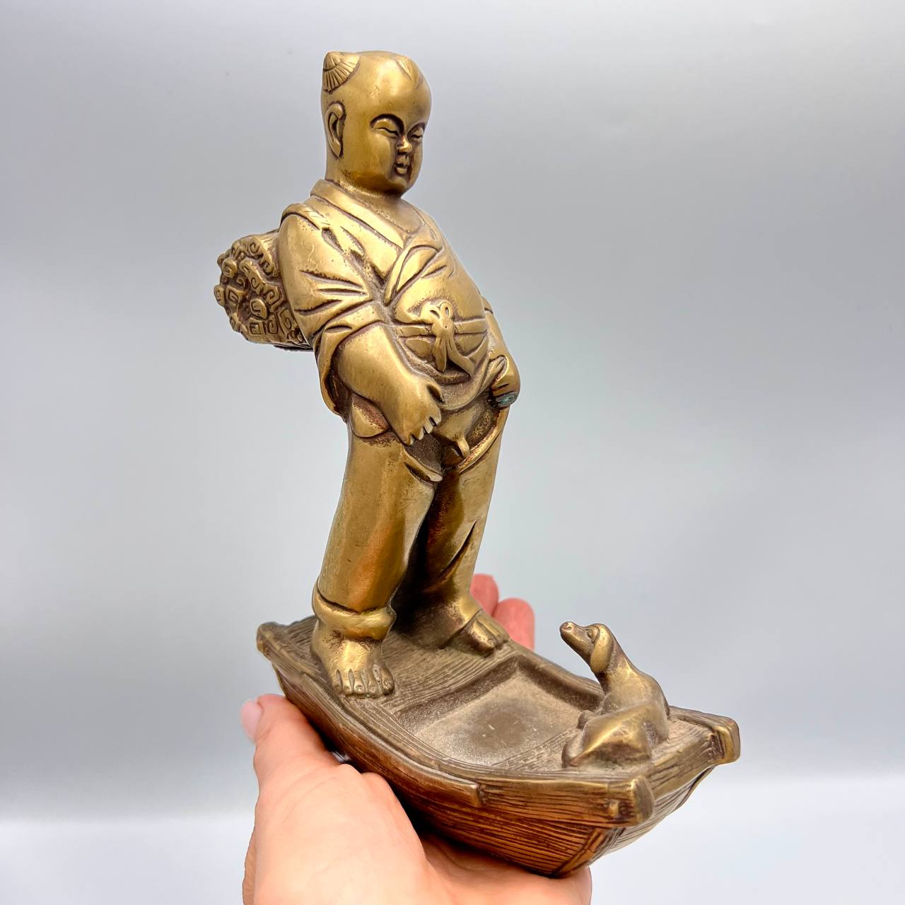 Heavy Vintage Collectible Bronze Brass Figure Statue Japanes | Inspire ...