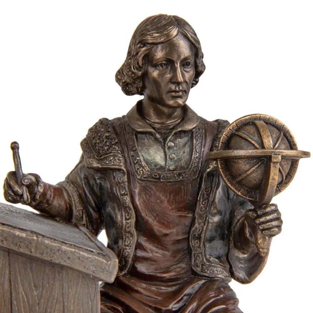 Nicolaus Copernicus Statue Figure Polystone Bronze Home Deco | Inspire ...