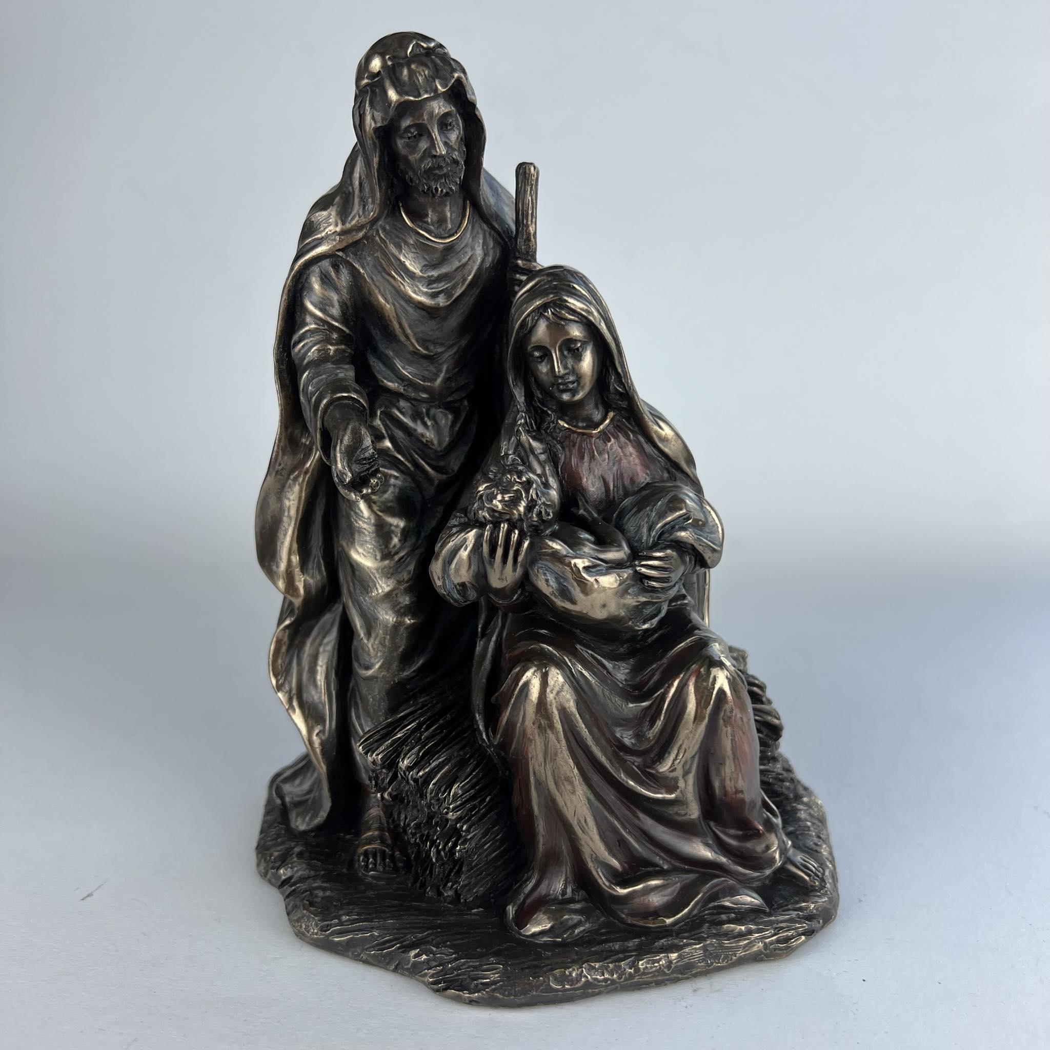 Maria's Birth Statue Figure Polystone Bronze Home Decor Made | Inspire ...