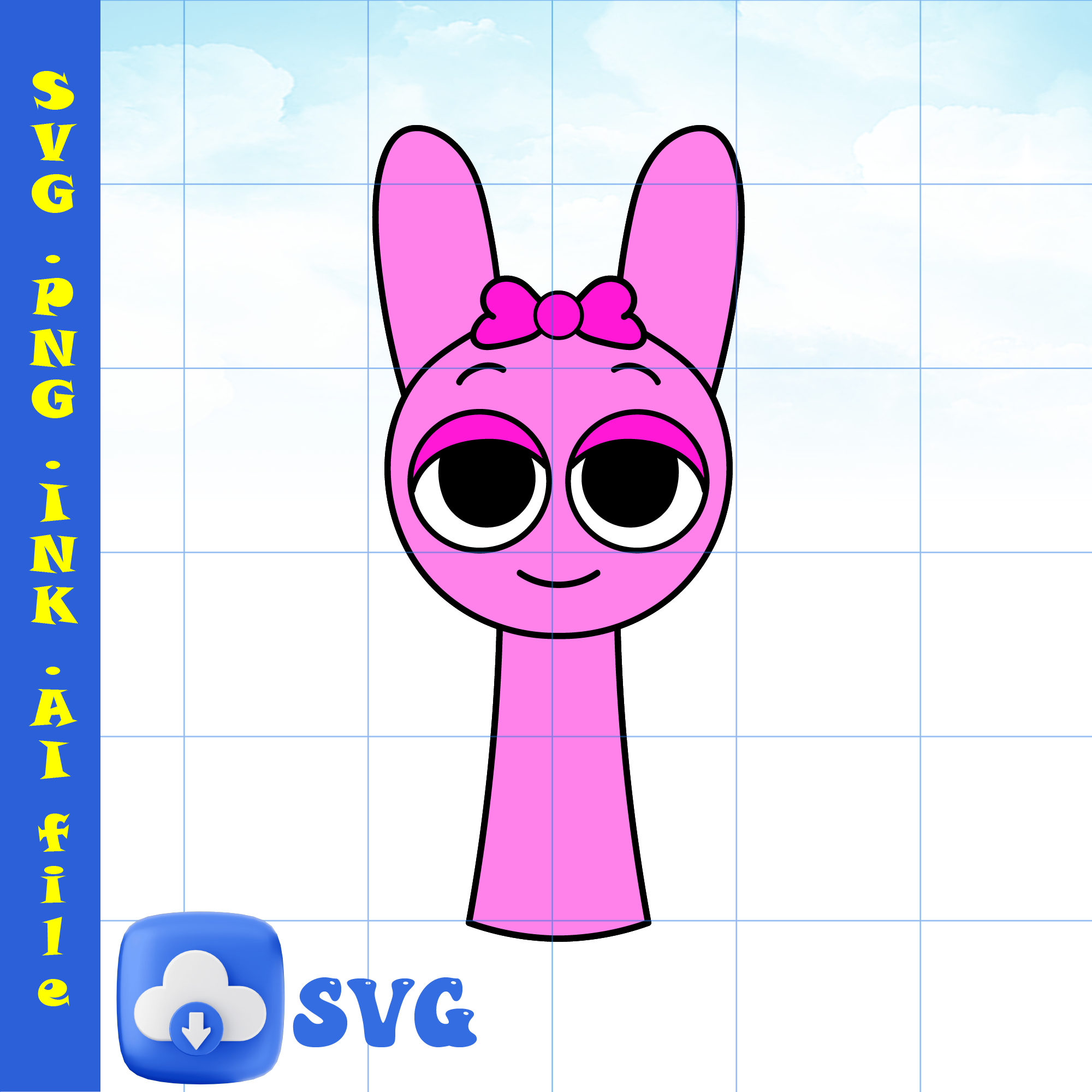 Sprunki Increedibox Pinki SVG,Pinki Png,Sprunki Increedibox | Inspire ...