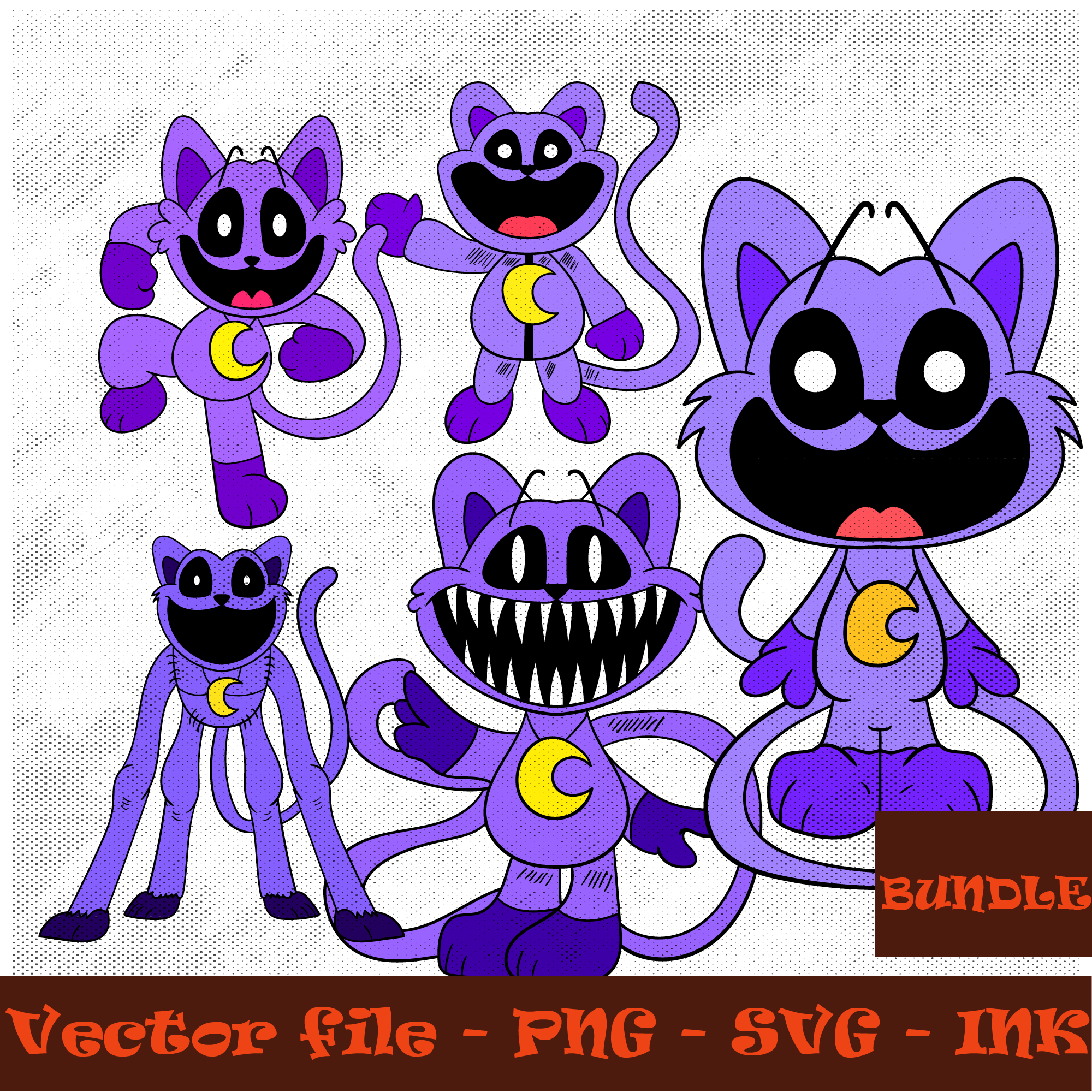 Bundle Humanized Bubba CatNap, Catnap Nightmare Bobby BearHu | Inspire ...