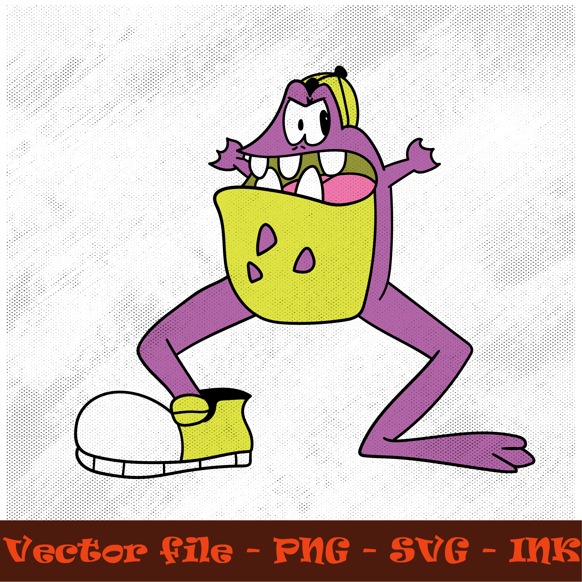 Roofus Ribbit Clucky from Clucky's Logic Vector,Cut file,Clu | Inspire ...