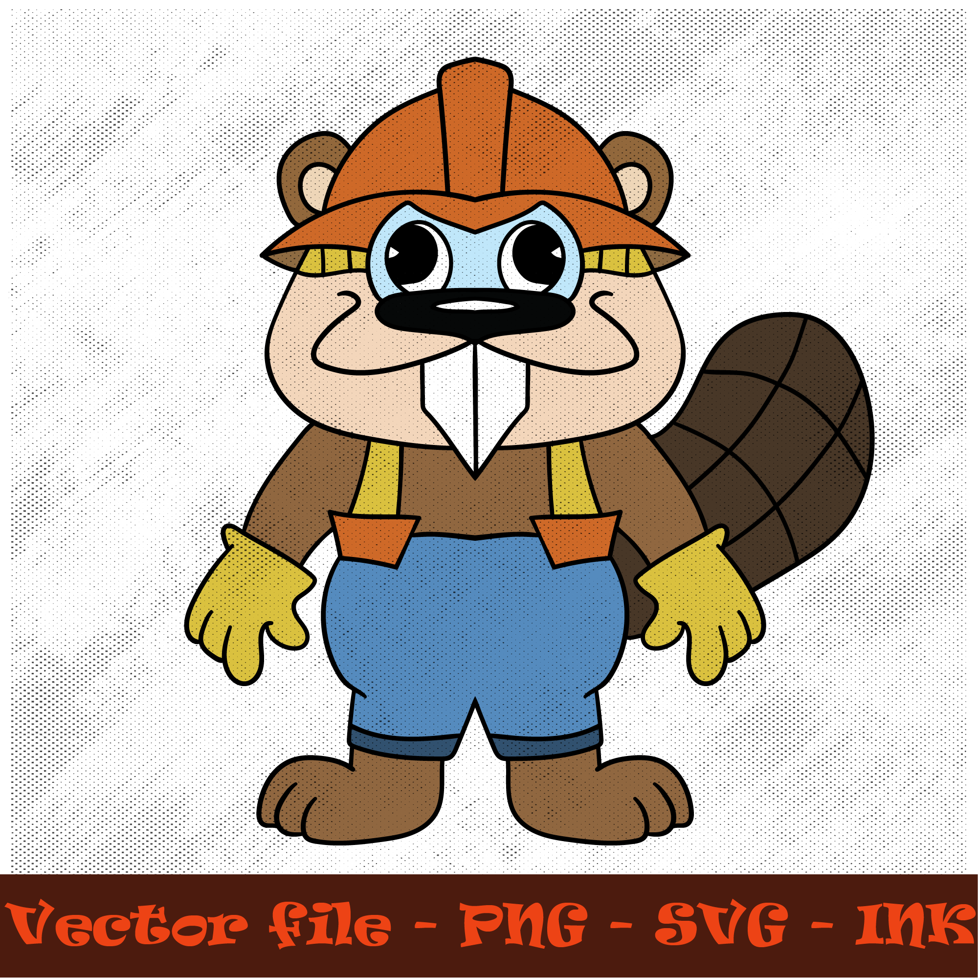 Barney Beaverton from Clucky's Logic Vector,Cut file,Clucky | Inspire ...