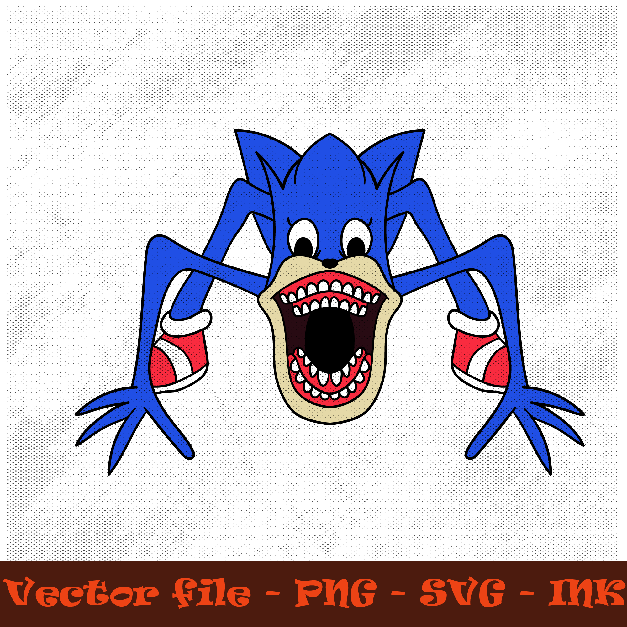 Shin Sonic SVG,Shin Sonic Png, Shin Sonic Circut design SVG, | Inspire ...
