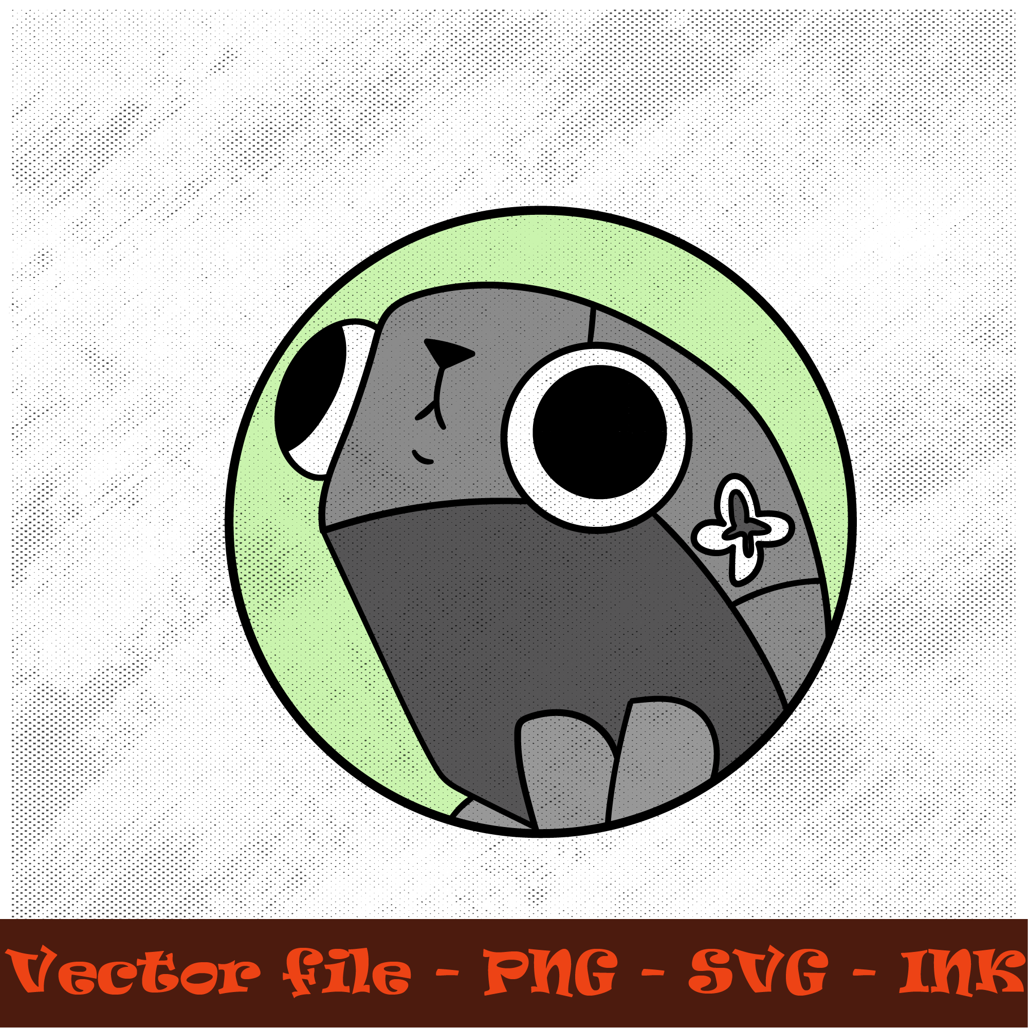 Pebble Sticker Dandy World Circut design SVG,PNG,Ink,Instant | Inspire ...