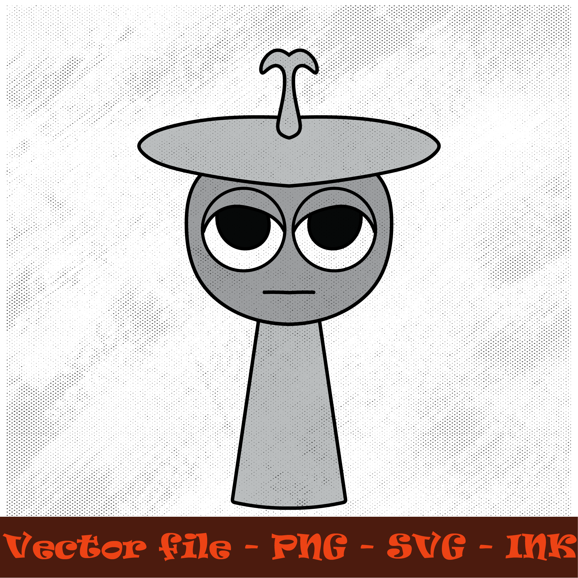 Silver Clukr Sprunki Increedibox Circut design SVG,PNG,Ink,I | Inspire ...