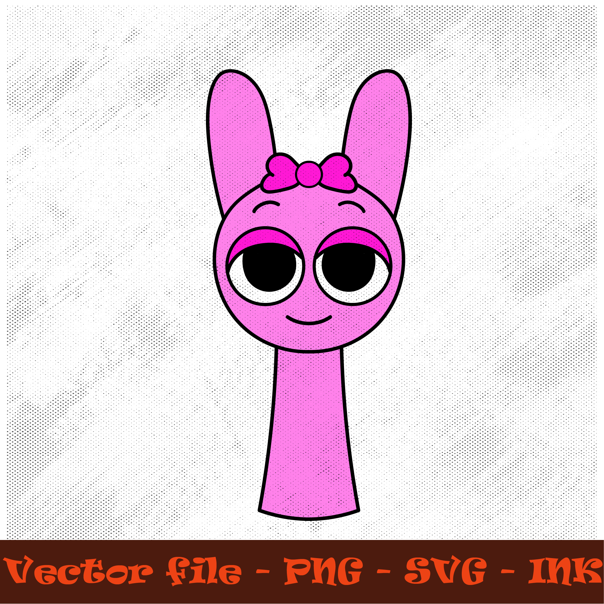 Pinki Sprunki Increedibox Circut design SVG,PNG,Ink,Instant | Inspire ...