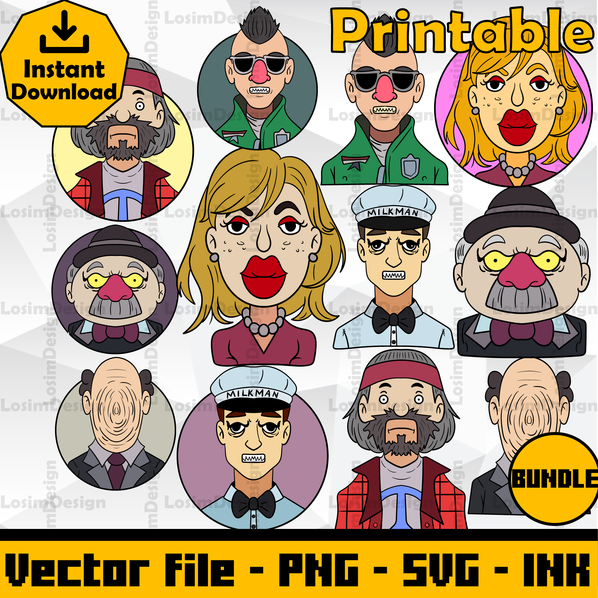 Bundle Hoon man 2 SVG That's not my neighbor Angus,Elenois R | Inspire ...