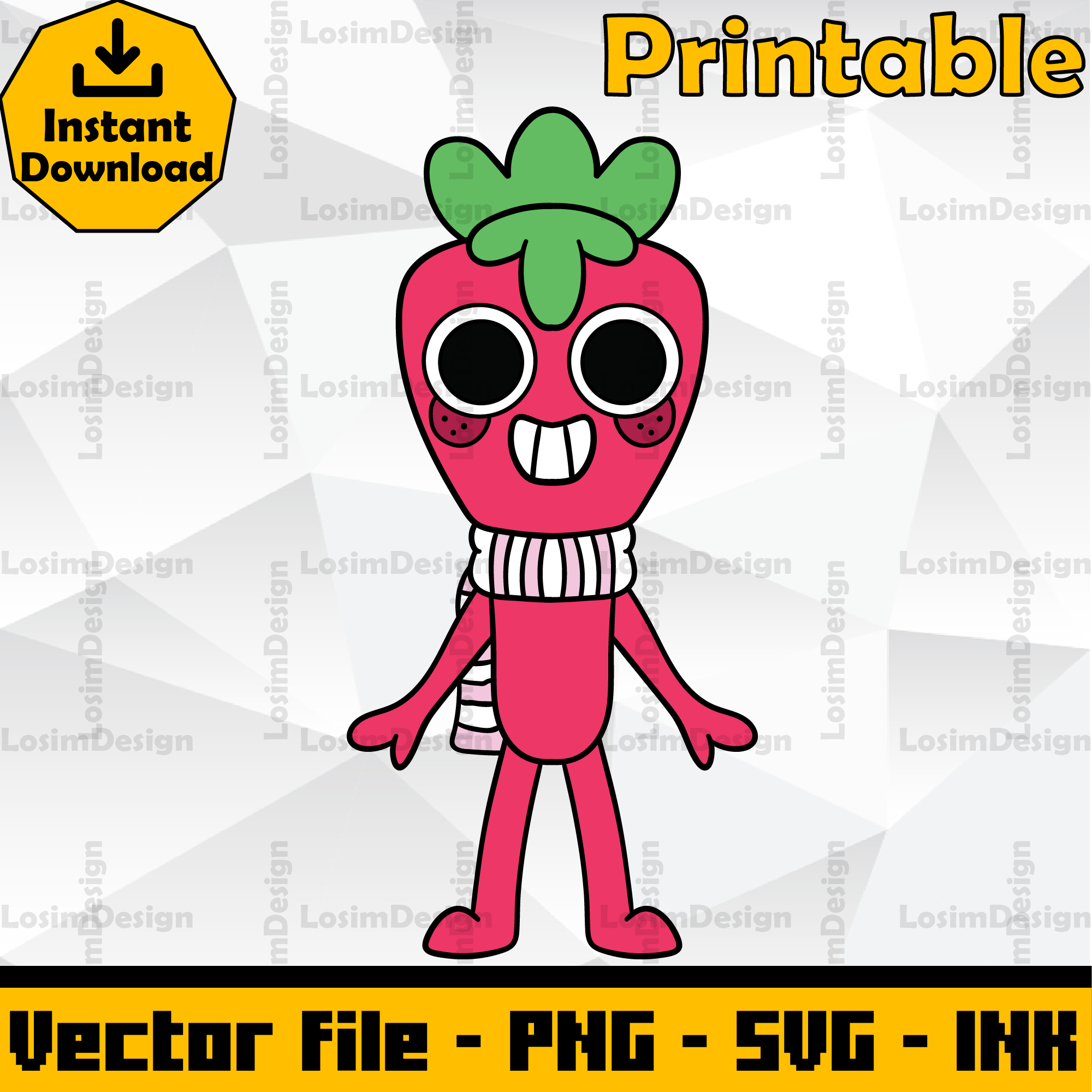 Editable Sticker Sprout Dandy world SVG Cut file, Coloring P | Inspire ...