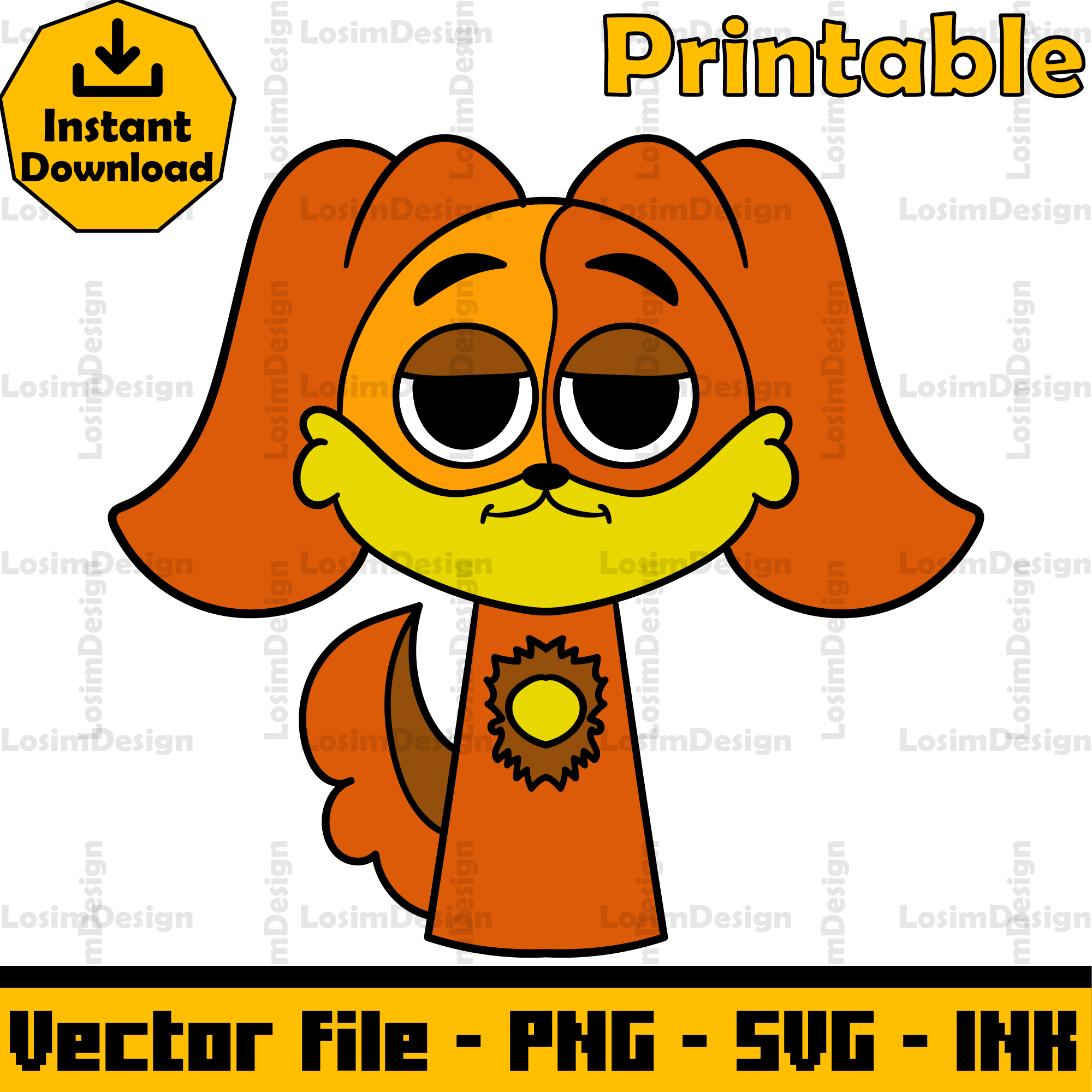Sprunki Increedibox SVG Cut file, DogDay Sprunki Coloring Pa | Inspire ...