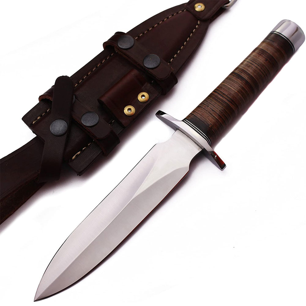 D2 TOOL STEEL BOOT DAGGER, LUXURY DAGGER KNIFE & SHEATH, HAN | Inspire ...