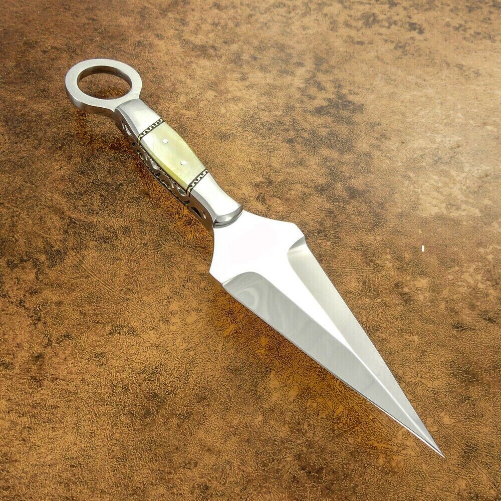 CUSTOM HANDMADE D2 TOOL STEEL FULL TANG DAGGER HUNTING KNIFE | Inspire ...