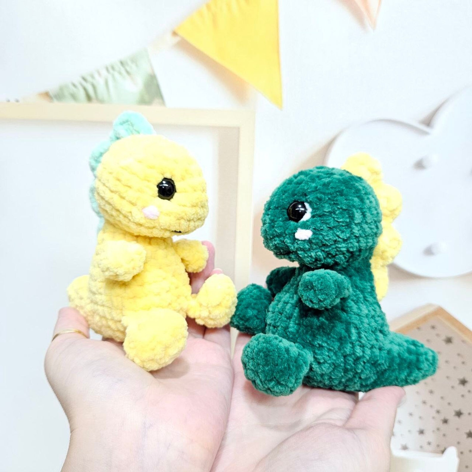 Crochet PATTERN Dino, no sew amigurumi, Amigurumi tutorial P | Inspire ...