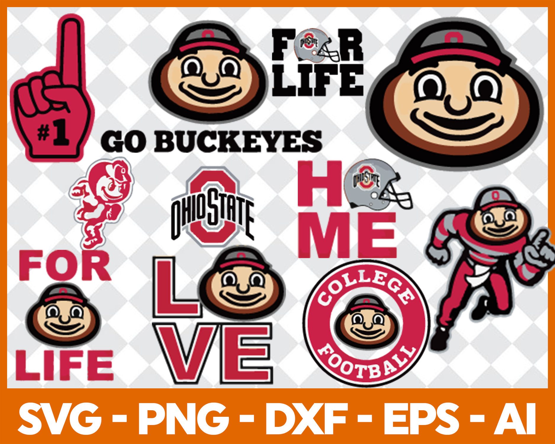 Bundle Designs Go-Buckeyes SVG-PNG-DXF-EPS - High-Quality Di | Inspire ...