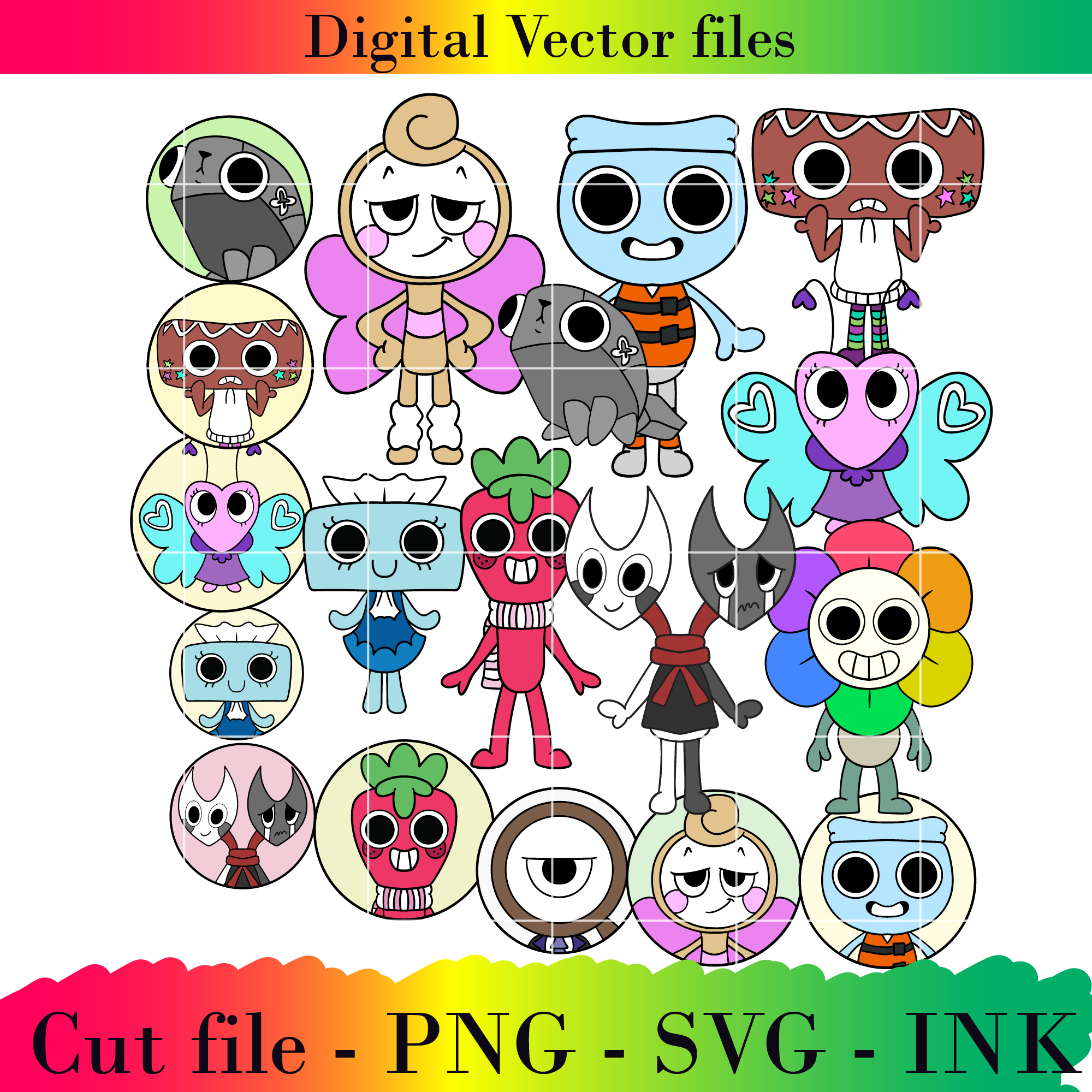 Editable Bundle Dandy World AI file Project Printable for Bi | Inspire ...