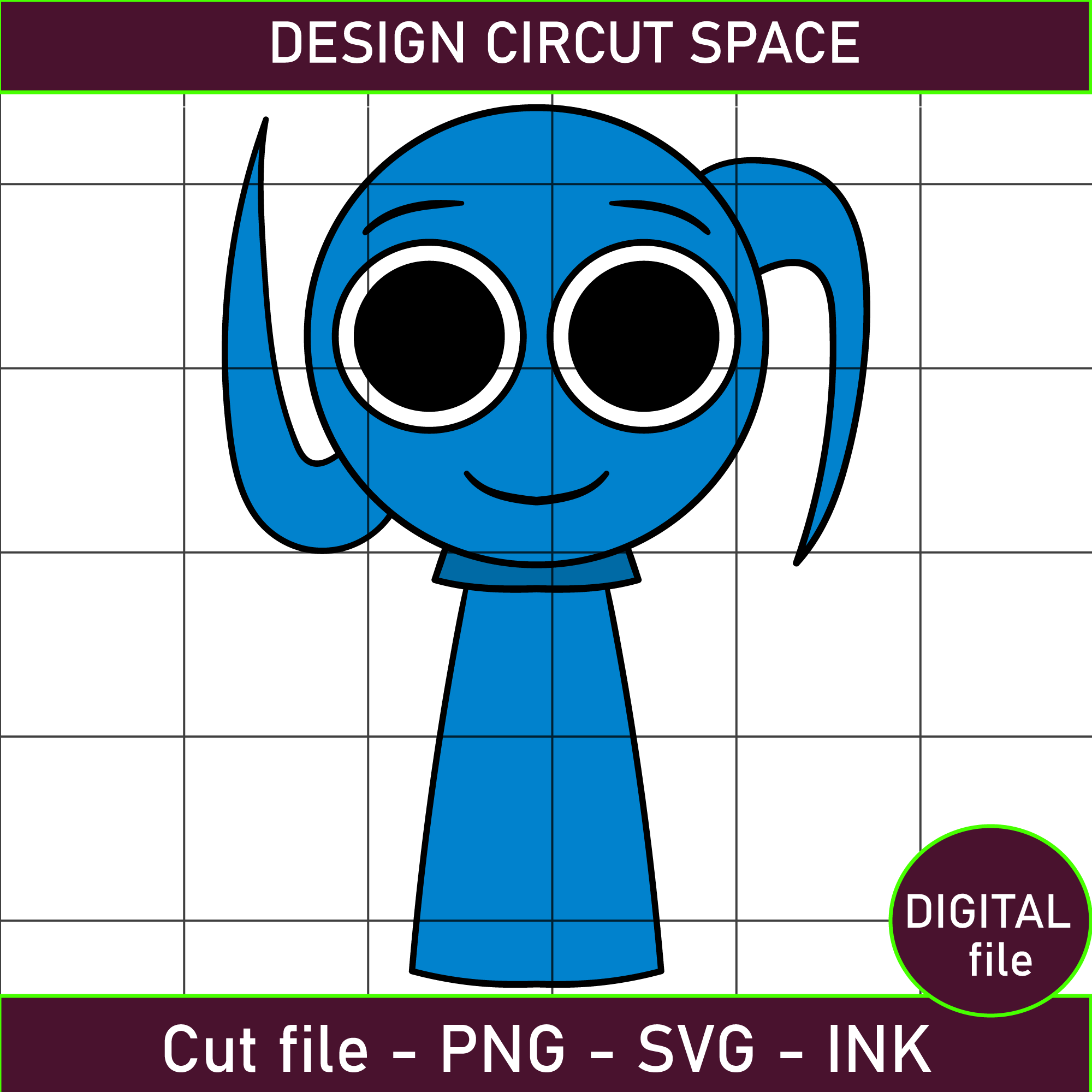 SVG, PNG, INk,Sprunki Aqua Editable SVG, Circut Coloring Pag | Inspire ...