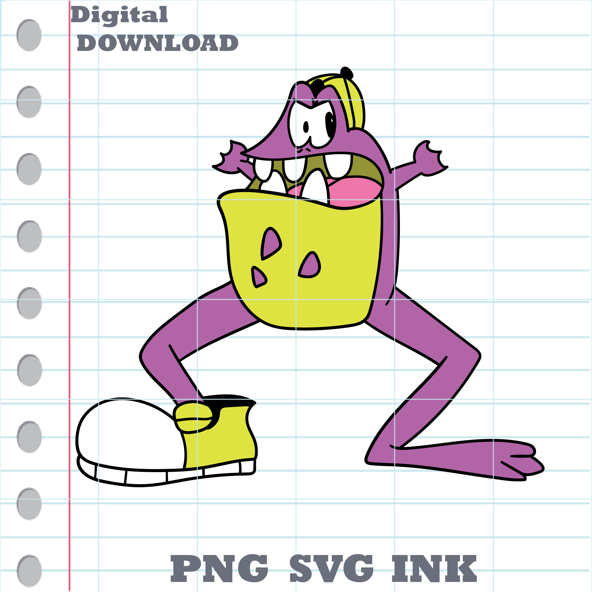 Customizable Roofus Ribbit SVG Cut file, Clucky from Clucky' | Inspire ...