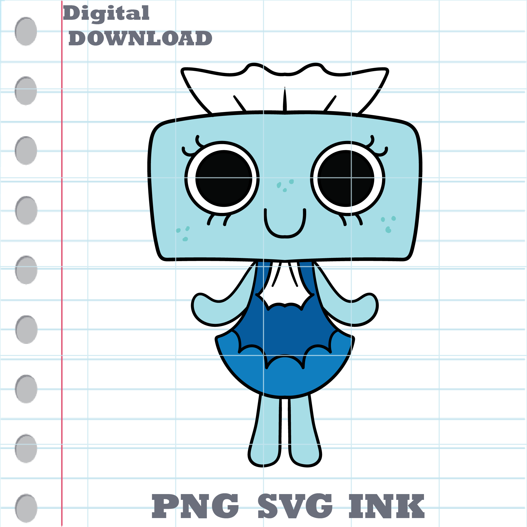 Customizable Dandy world Tisha SVG Cut file, TiSha PNG Color | Inspire ...