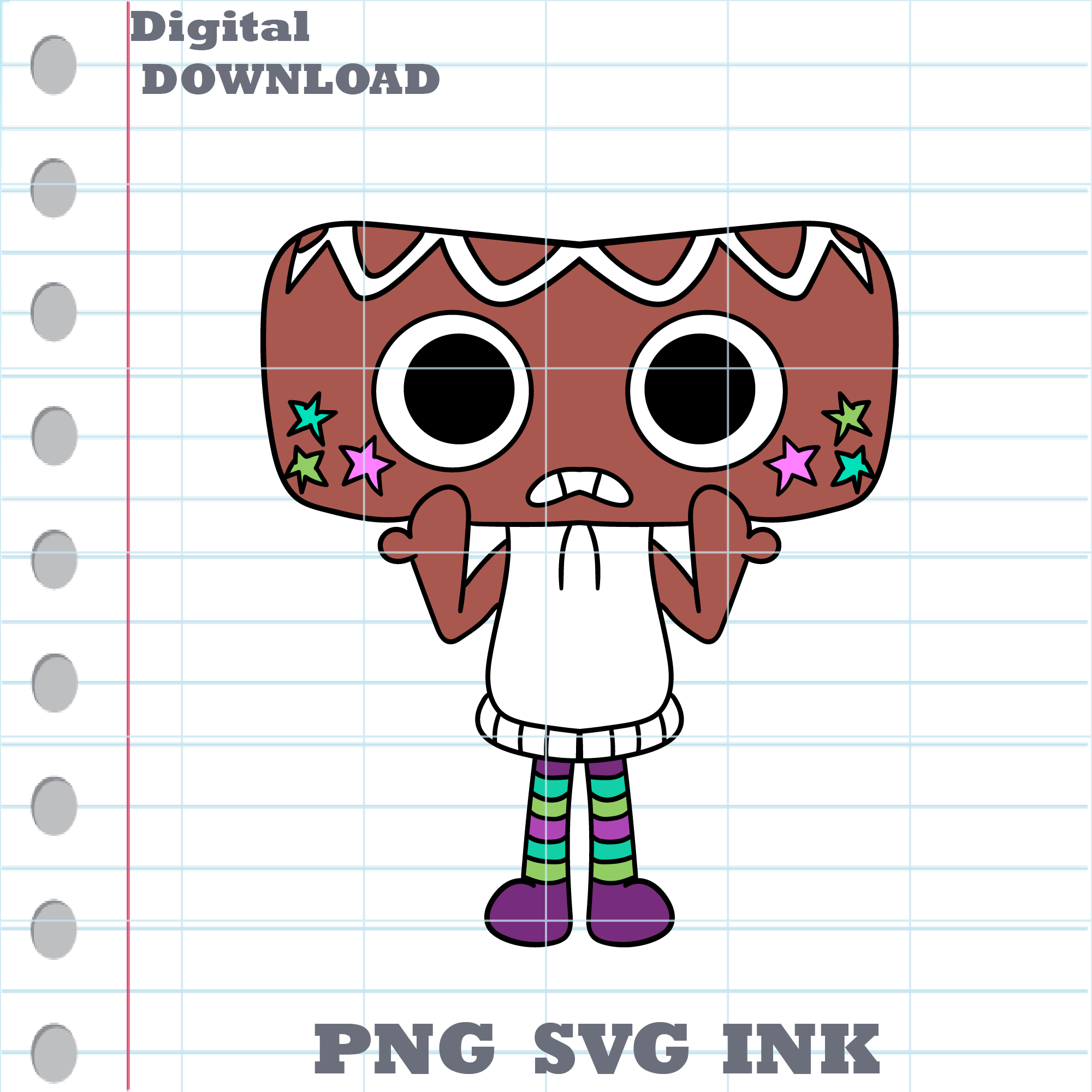 Customizable Dandy world Cosmo SVG Cut file, TiSha PNG Color | Inspire ...