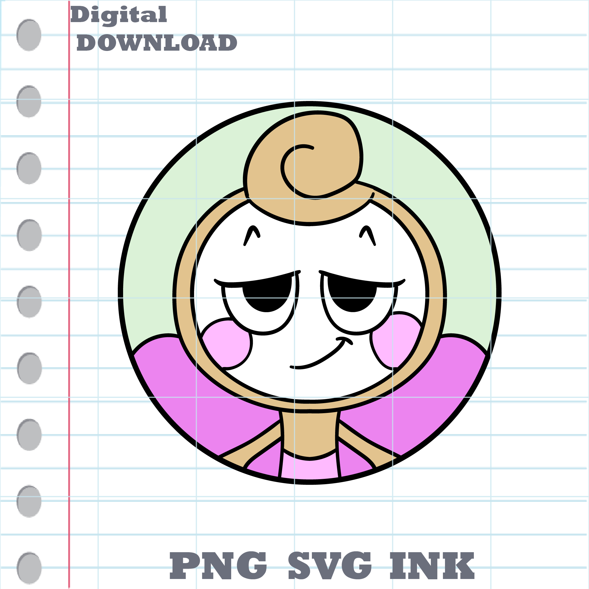 Customizable Dandy world Glistend SVG Cut file, TiSha PNG Co | Inspire ...