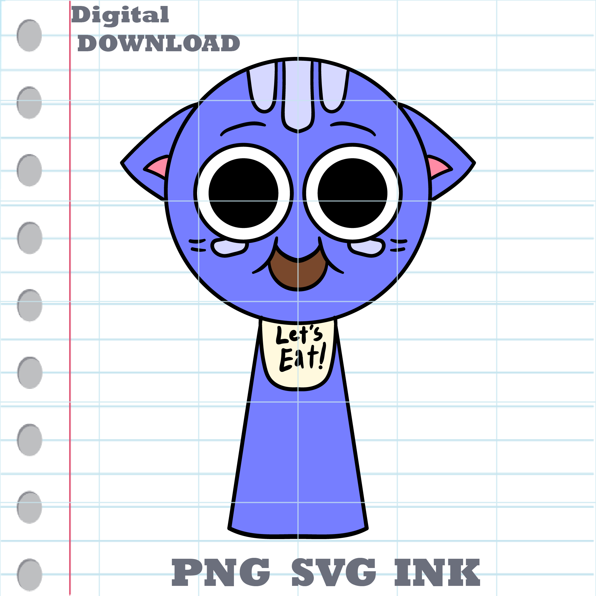 Customizable Sprunki Chewy SVG Cut file, Sprunki PNG Colorin | Inspire ...